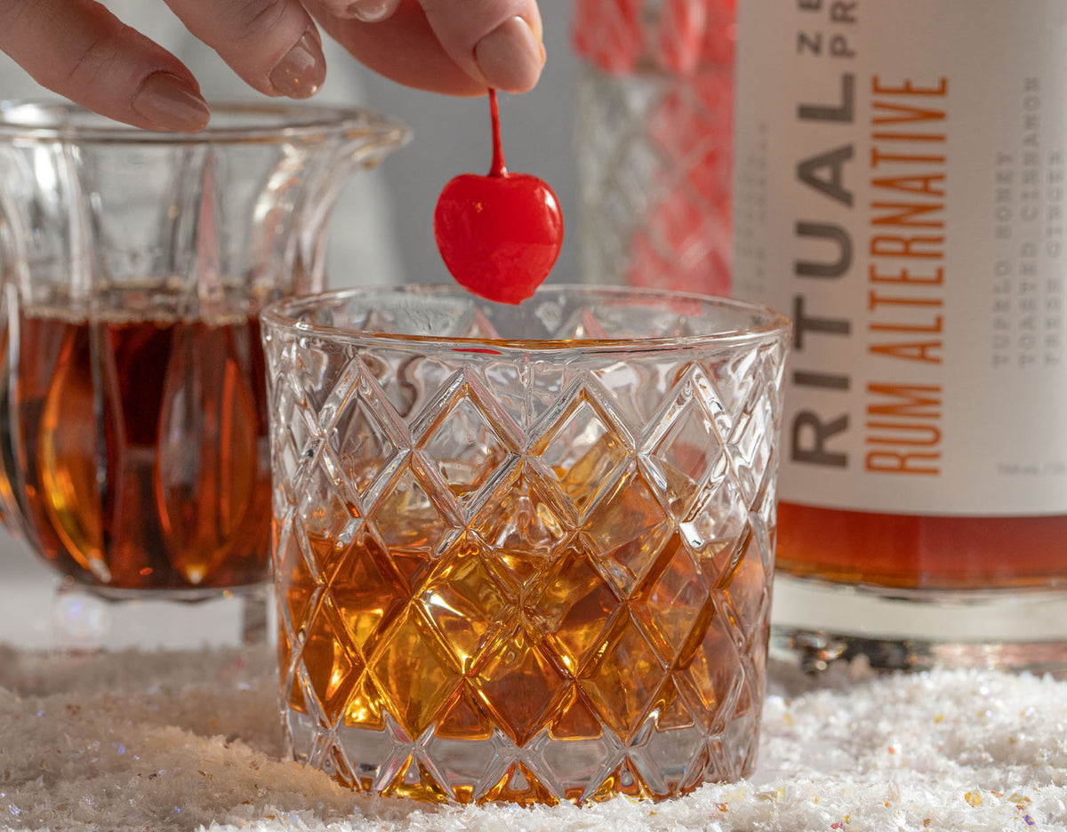 Maple Rum Old Fashioned Non-Alc Recipe | Ritual Zero Proof