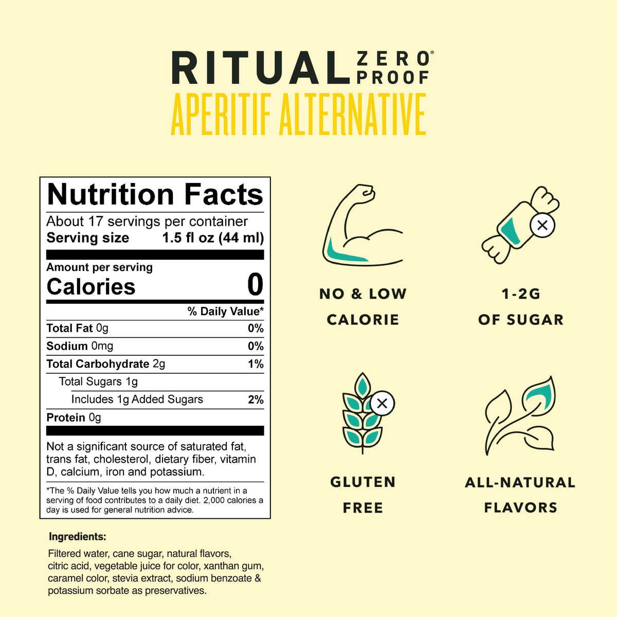 Non-Alcoholic Aperitif Substitute | Ritual Aperitif Alternative ...