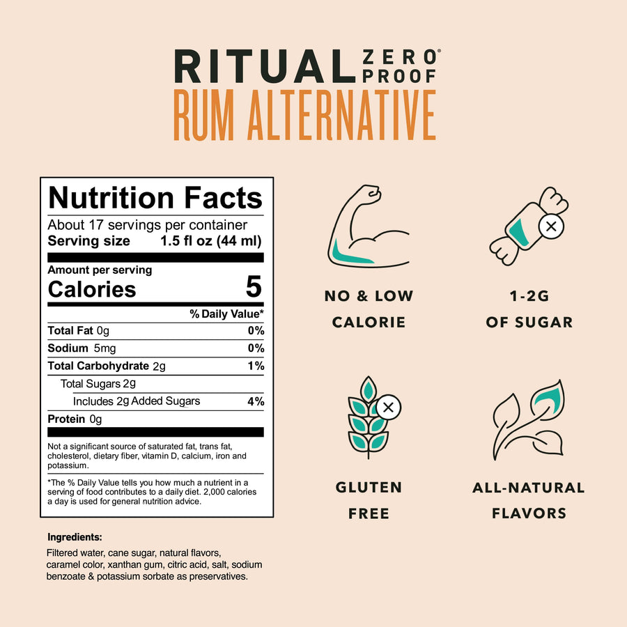 Ritual Rum Alternative | Non-Alcoholic Rum Substitute - Ritual Zero Proof